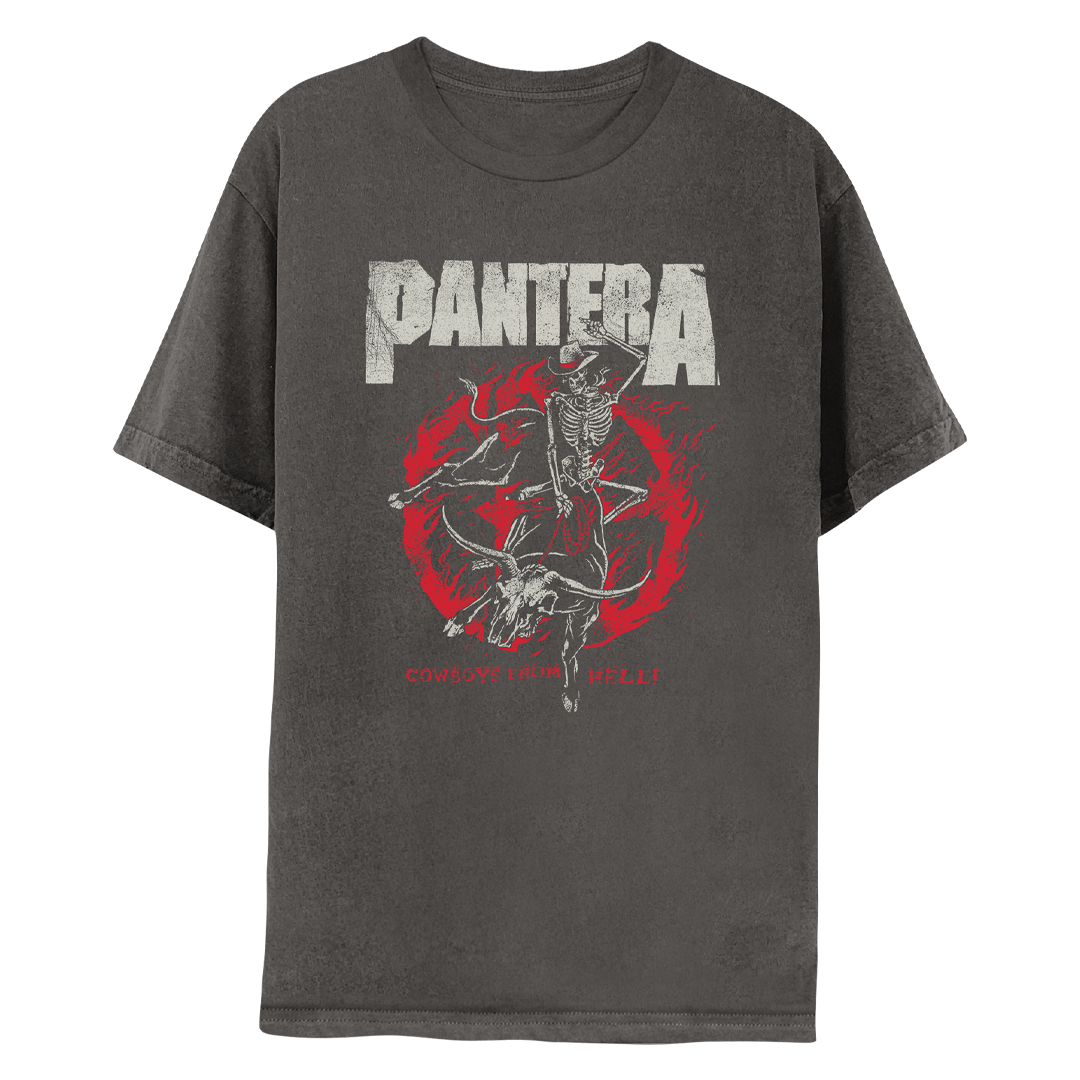 Cowboy CFH Flames T-Shirt - Pantera Official UK Store